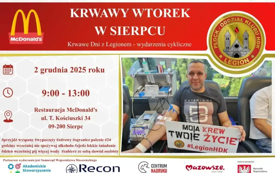 Krwawy wtorek w Sierpcu- 2 i 16 grudnia 2025 roku - Gmina Sierpc